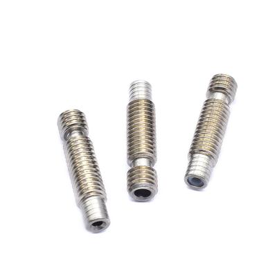 China 1.75mm 3mm E3D PTFE M6*26mm 3D Printer Heatbreak Stainless Steel for sale