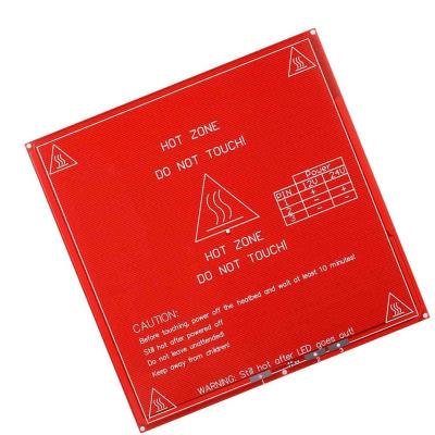 China Red 12V 24V MK2b PCB 3D Printer Heating Pad Dual Power Supply for sale