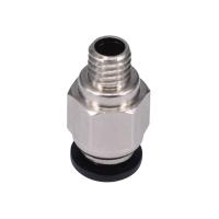 China 3D Printer Head Extruder PC4-M6 Quick Connector With PTFE Tube for sale