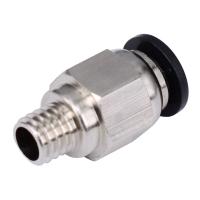 China 3D Printer Head Extruder PC4-M6 Quick Connector With PTFE Tube for sale