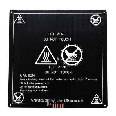China Aluminum Substrate MK3 220 3D Printer Heating Bed 220*220*3mm for sale