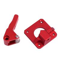 China Cr-10s Double Pneumatic Joint Red Aluminum Alloy 3D Print Extruder for sale