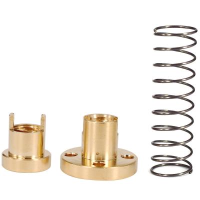 China Lead 8mm Pitch 2mm Anti Backlash Spring For 3D Printer T8 Lead Screw for sale