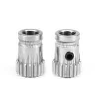 China Double Gear 3D Printer 1.75mm Bondtech Extruder Wheel Stainless Steel for sale