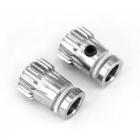 China Double Gear 3D Printer 1.75mm Bondtech Extruder Wheel Stainless Steel for sale