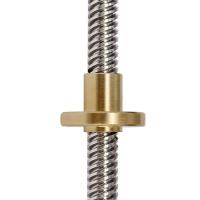 China Stainless Steel 2mm Pitch 3D Printer Accessories T8 Lead Screw With Nut for sale
