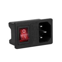 China Black 15g Plastic Power Switch 3D Printer Accessory With Push Button for sale