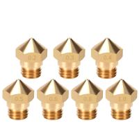 China 13*9mm Brass Thread MK10 3D Printer Nozzle Set Apply To 1.75mm Filament for sale