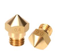 China 13*9mm Brass Thread MK10 3D Printer Nozzle Set Apply To 1.75mm Filament for sale