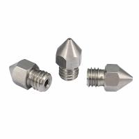 China 0.3mm 0.5mm MK8 M6 3D Printer Nozzle Stainless Steel Material for sale