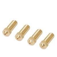 China 3mm Filament Weight 6g Brass 1.2mm E3D V6 Nozzles M6 Thread for sale