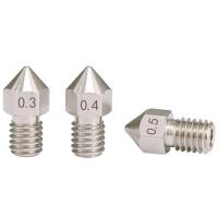 China Screw Diameter 6mm 7*15.5mm 3D Printer Nozzle Stainless Steel for sale