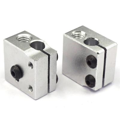 China Aluminum Alloy silver white 1.5A Volcano Heater Block For 3D Printer for sale