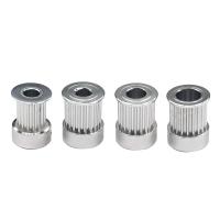 China Silver Aluminum Alloy 16 20 Tooth 2GT Timing Belt Pulley Width 10mm for sale