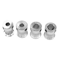 China Silver Aluminum Alloy 16 20 Tooth 2GT Timing Belt Pulley Width 10mm for sale