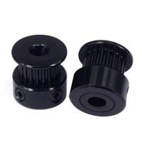China Aluminum Black Width 6mm GT2 3D Printer Timing Pulley 20 Teeth for sale