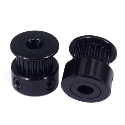 China Aluminum Black Width 6mm GT2 3D Printer Timing Pulley 20 Teeth for sale