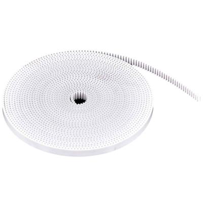 China White Black Width 6mm 2 PU Open Timing Belt GT2 10mm With Steel Core for sale