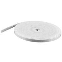 China White Black Width 6mm 2 PU Open Timing Belt GT2 10mm With Steel Core for sale