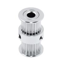 China Synchronous Alloy GT2 20T 3D Printer Timing Pulley Double Head Bore for sale