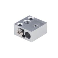 China Aluminum Alloy 20*20*10mm 7g 3D Printer Heating Block Use For CR10 for sale