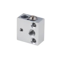 China Aluminum Alloy 20*20*10mm 7g 3D Printer Heating Block Use For CR10 for sale