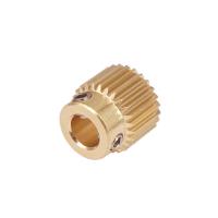 China MK8 Brass Extrusion Gear 26/40 Tooth 11*11mm 3D Print Head Extruder for sale