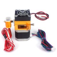 China Yellow/Black 3D Print Head MK8 Prusa I3 Metal Nozzle Extruder Kit for sale