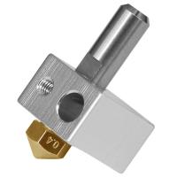 China Silver 0.5mm 0.8mm MK10 3D Printer Extrusion Head Stainless Steel for sale