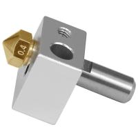 China Silver 0.5mm 0.8mm MK10 3D Printer Extrusion Head Stainless Steel for sale