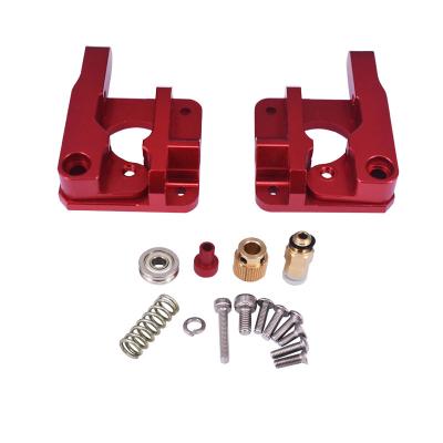 China Filament 1.75MM Red/Gold MK8 3D Print Aluminum Alloy  Metal Extruder for sale