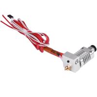 China 304 Stainless Steel Nozzle  E3D CR8 Extrusion Head Silver Red Color for sale