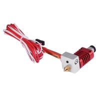 China 304 Stainless Steel Nozzle  E3D CR8 Extrusion Head Silver Red Color for sale