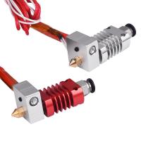 China 304 Stainless Steel Nozzle  E3D CR8 Extrusion Head Silver Red Color for sale