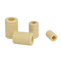 China Yellow LM8UU LM10UU LM12UU Plastic Linear Bearing For 3D Printer for sale