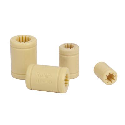 China Yellow LM8UU LM10UU LM12UU Plastic Linear Bearing For 3D Printer for sale