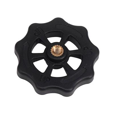 China ABS Black 5 * 5 * 0.7mm Hot Bed Leveling Nut 3D Printer Accessories for sale