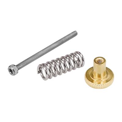 China Silver UM2 Knob M3*42mm 3D Printer Springs Heatbed Leveling Kit for sale
