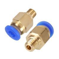 China Golden Blue PC4 M5 PC4 M6 3D Printer Accessories Pneumatic Connectors for sale