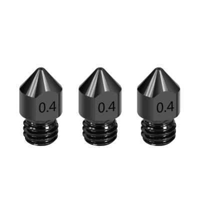 China 13x5.78mm Hardened Steel 3D Printer Nozzles MK8 Extruder Silver for sale
