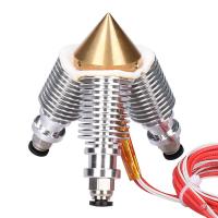 China Diamond E3D V6 Nozzle 0.4MM 3 In 1 Out Hotend Filament Size 1.75mm for sale