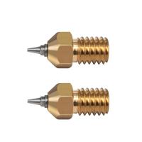 China Removable M6 Threaded 0.3mm 0.5mm E3D Brass Nozzle Stainless Steel for sale