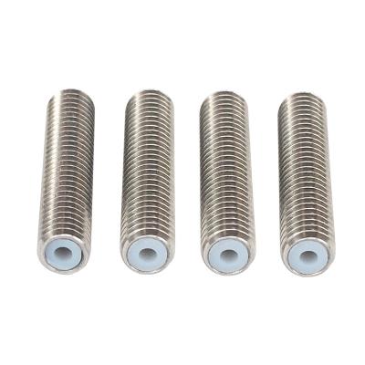 China Stainless Steel M6*30mm 3D Printer Throat Containing  PTFE for sale
