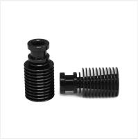 China Universal Remote 1.75mm 3.0mm E3D V6 Heat Pipe Heat Sink Pure Black for sale