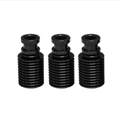 China Universal Remote 1.75mm 3.0mm E3D V6 Heat Pipe Heat Sink Pure Black for sale