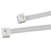 China Plastic 4*150mm 104kpa Self Locking Nylon Cable Zip Ties White Black for sale