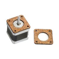 China Cork Sheet 42mm*42mm*3mm 3D printer Shock Absorber NEMA 17 Damping Gasket for sale