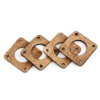 China Cork Sheet 42mm*42mm*3mm 3D printer Shock Absorber NEMA 17 Damping Gasket for sale