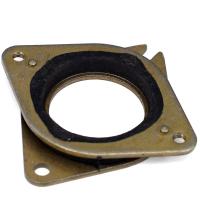 China Brass Rubber Stainless 51.8*51*6mm Nema 17 Vibration Pad 42 Stepper for sale