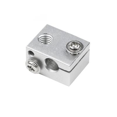 China 16mm*12mm*20mm Aluminum 3D Printer Heater Block V6 J Head for sale